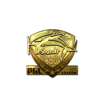 Steam Community Market :: Listings for Sticker | keshandr (Gold ...