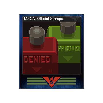 Steam Community Market :: Listings for 239030-M.O.A. Official Stamps