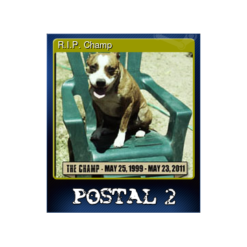 Steam Community Market :: Listings for 223470-R.I.P. Champ