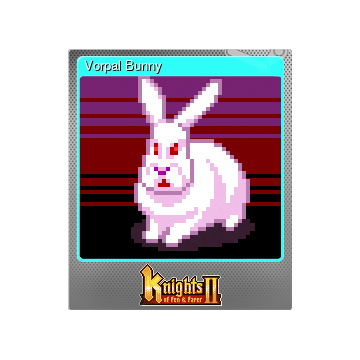ตลาดชุมชน Steam :: รายการสำหรับ 310060-Vorpal Bunny (Foil)